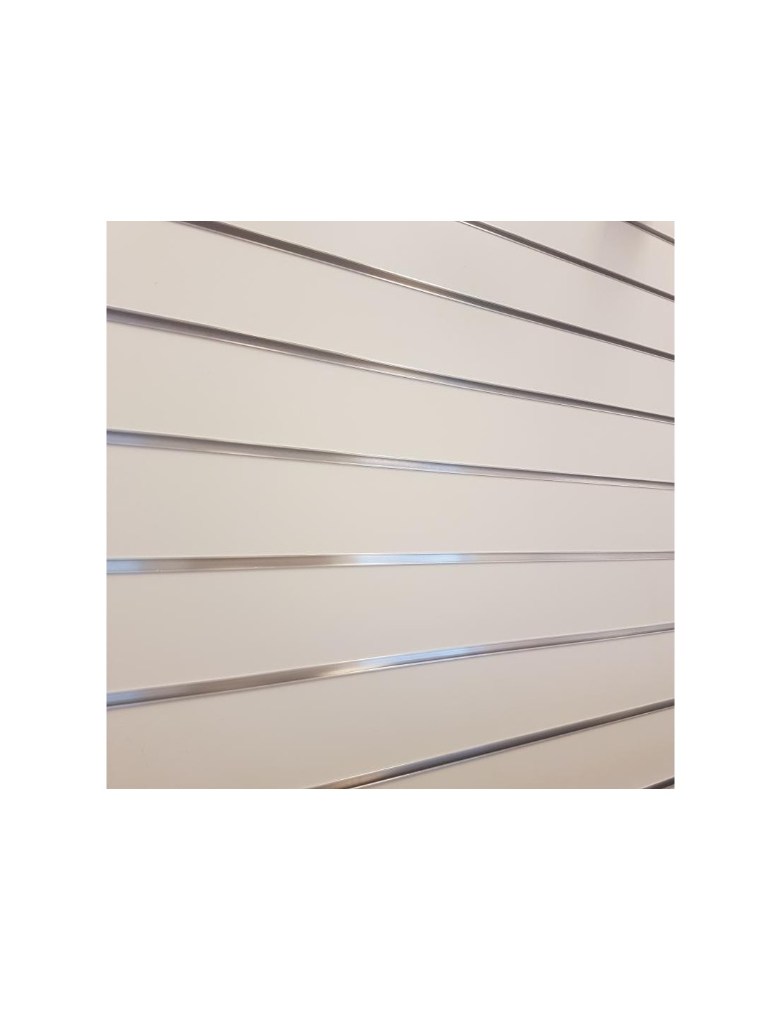 Spårpanel Basic vit cc100