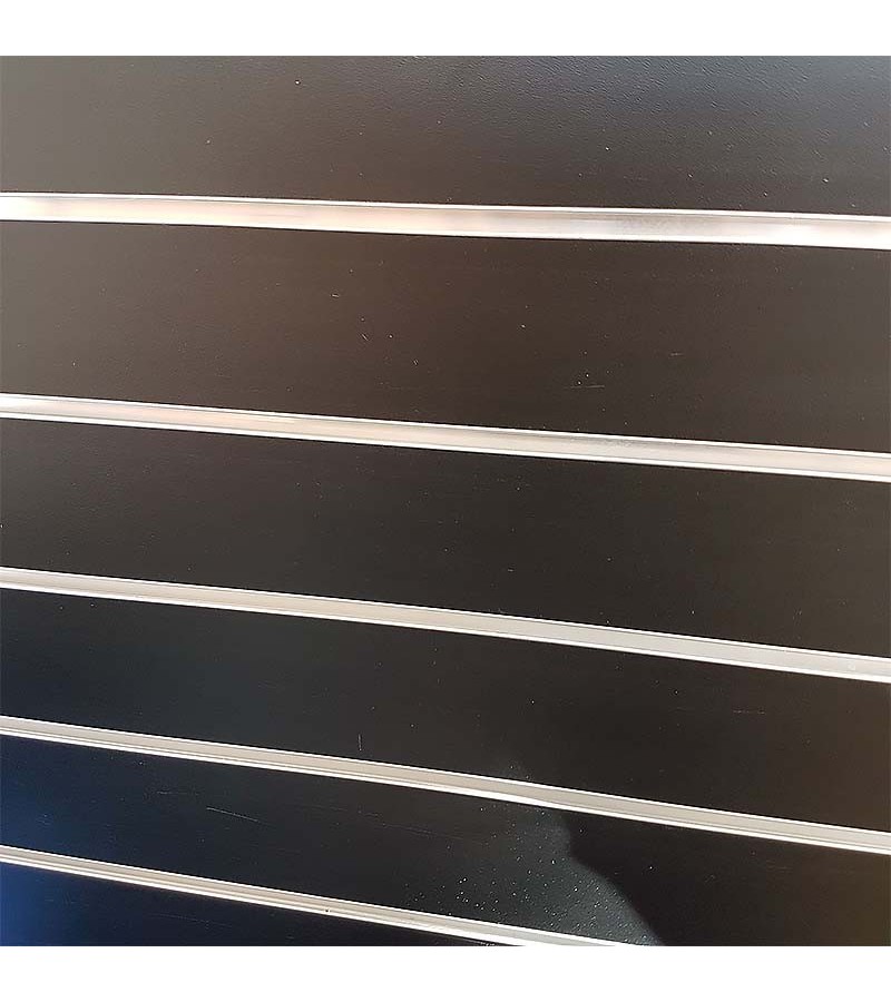 Spårpanel Premium Svart inkl aluspårlist cc100